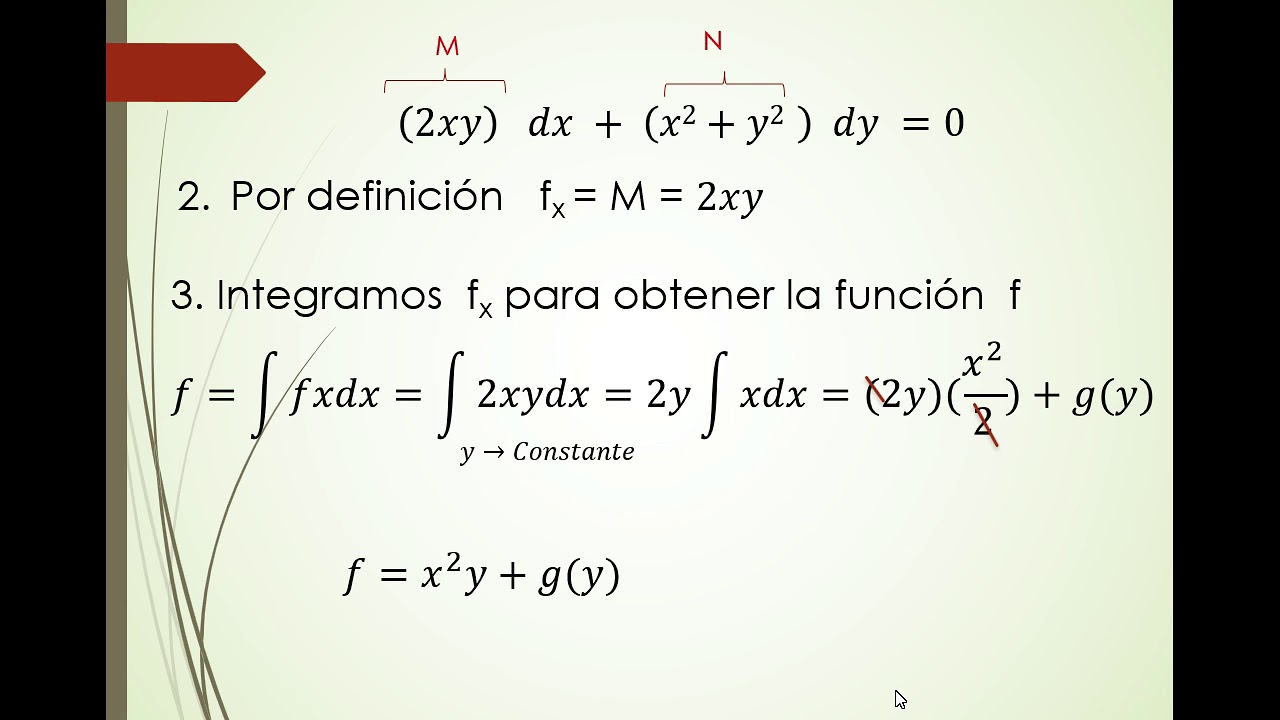 Ecuaciones Diferenciales Homogéneas y Exactas - YouTube