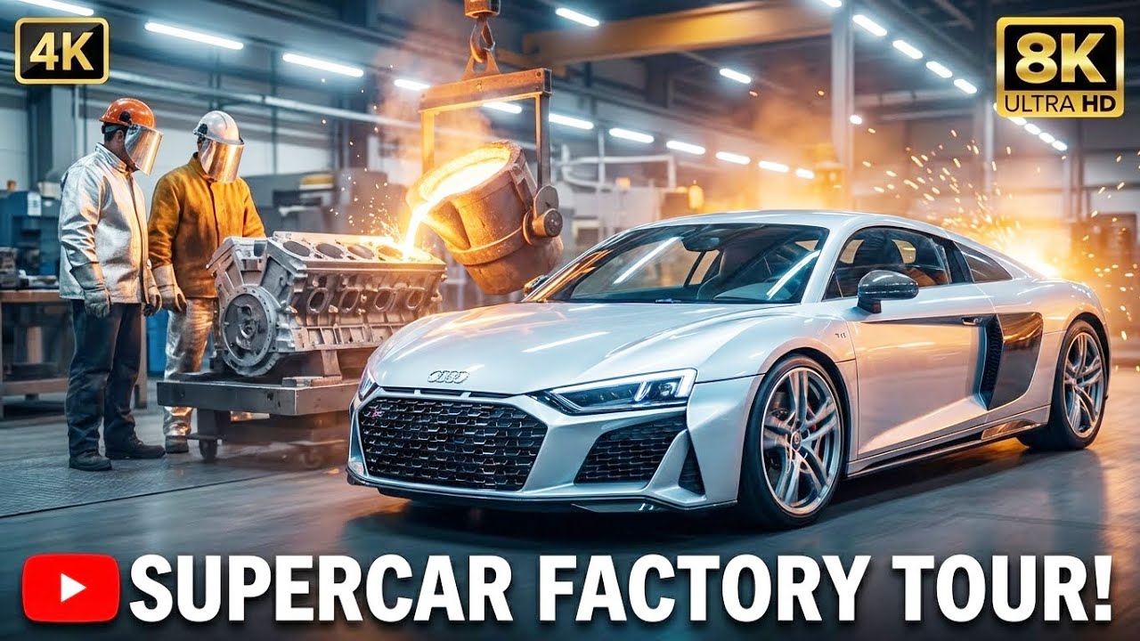 Inside the Foundry: Smelting Aluminum & Casting the Audi R8 V10 ...