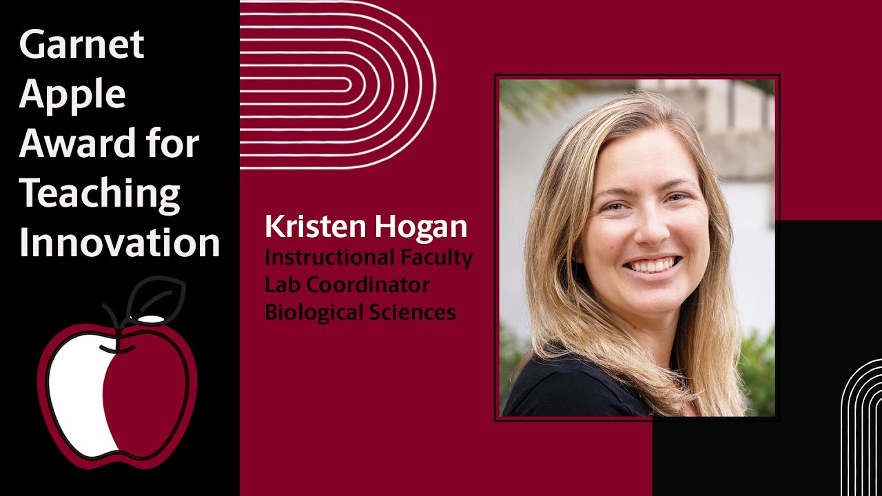 Kristen Hogan Winner of 2023 Garnet Apple Award for Teaching Innovation ...