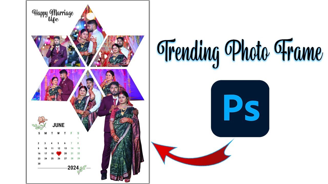 Trending Photo Frame Design In Photoshop Tutorial Step By Step. # ...