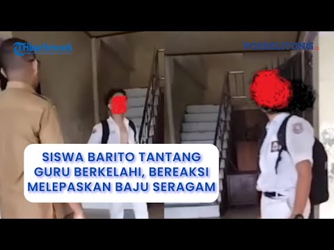 Viral Siswa Tantang Guru Berkelahi, Bereaksi Lepas Baju Seragam, Padahal Guru Berusaha Menenangkan