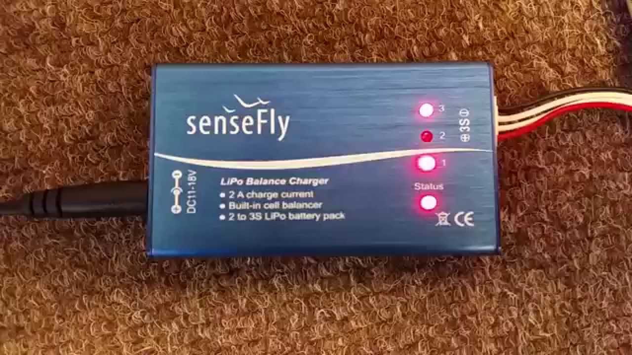 Sensefly Battery Check - YouTube