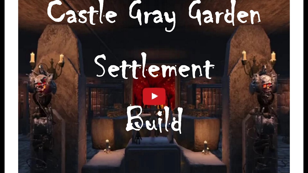 Fallout 4 Gray Garden Settlement build Unfinished, Castle Gray Garden ...