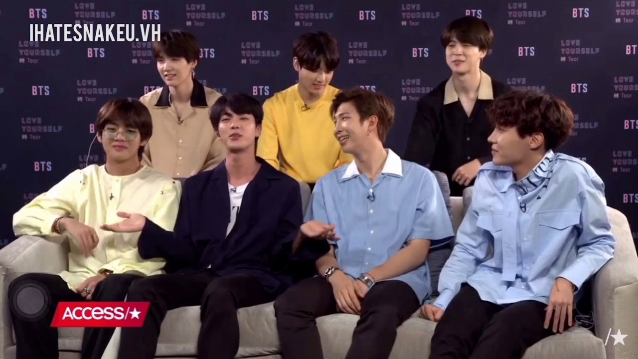 BTS acces interview funny moments pt1 + jimin gay moments - YouTube