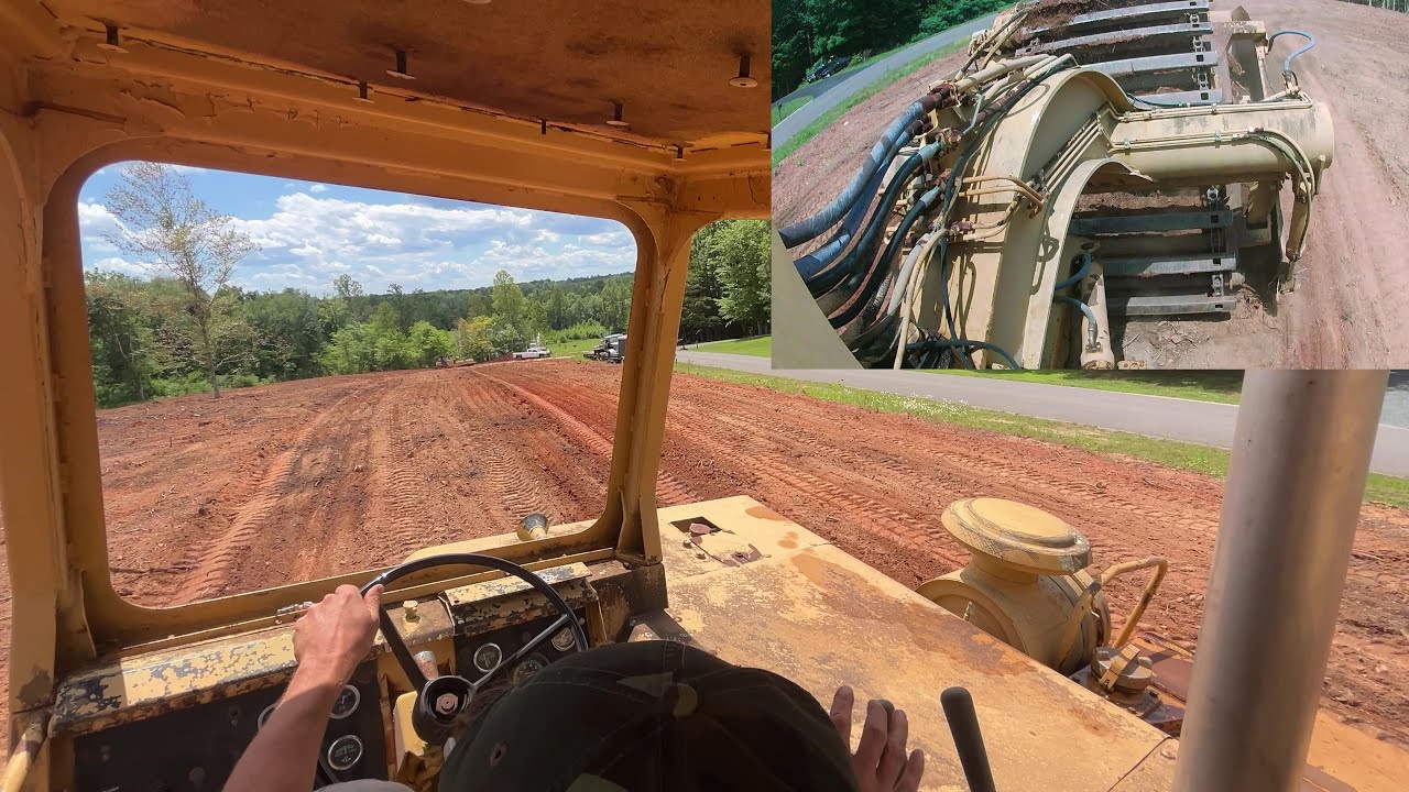 ASMR POV Fiat-Allis 161 Elevating Scraper - YouTube