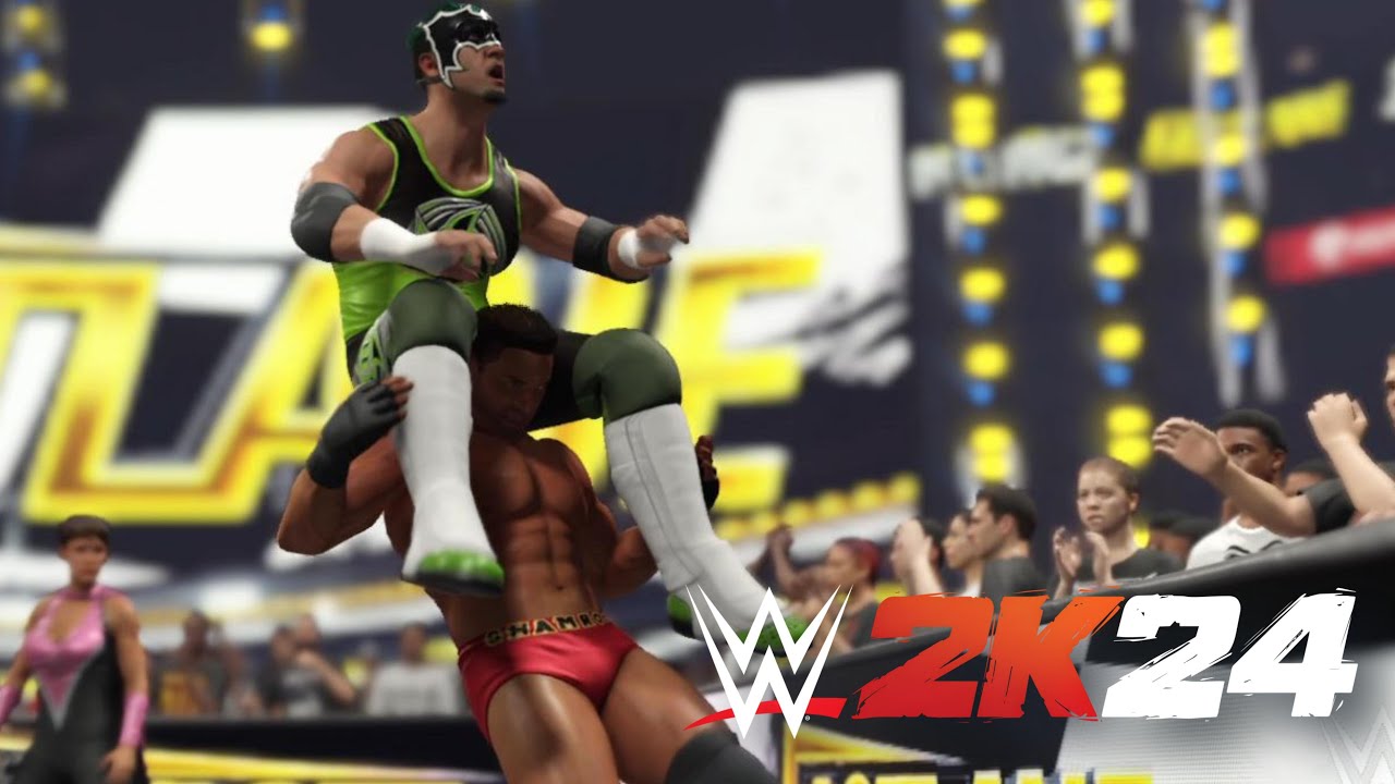 WWE 2K24 The Hurricane vs Ken Shamrock: Fast Lane, May 22, 2024 - YouTube