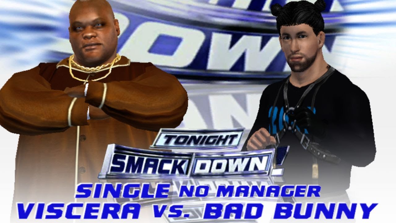 Viscera vs Bad Bunny (WWE Debut) - Smackdown vs Raw 2007 (Xbox 360 ...
