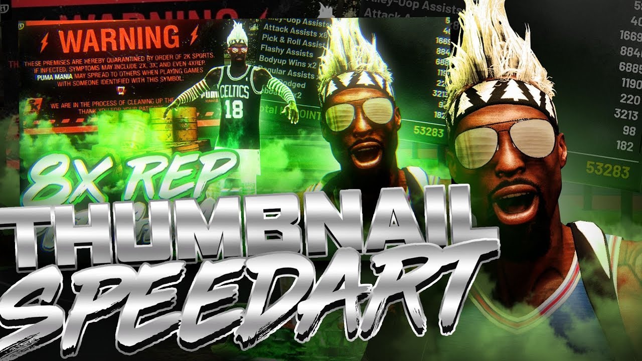 SOLO DF THUMBNAIL SPEED ART #1 • HOW TO MAKE GOOD NBA 2K20 THUMBNAILS ...