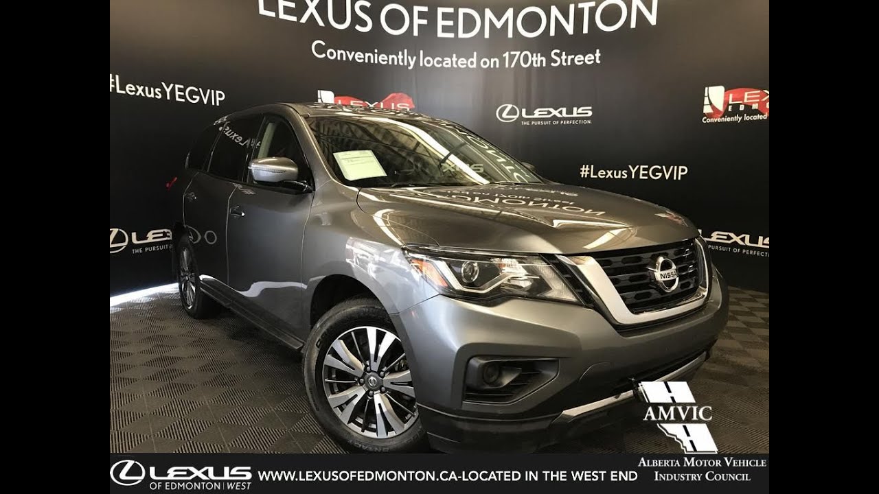 Used Grey 2017 Nissan Pathfinder S Walk Through Review - Whitecourt ...
