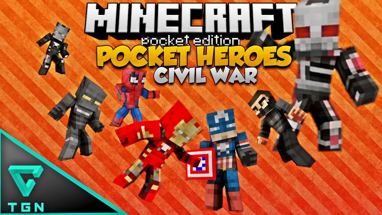POCKET HEROES v3 (review oficial) Minecraft PE 0.15.2 mod - YouTube