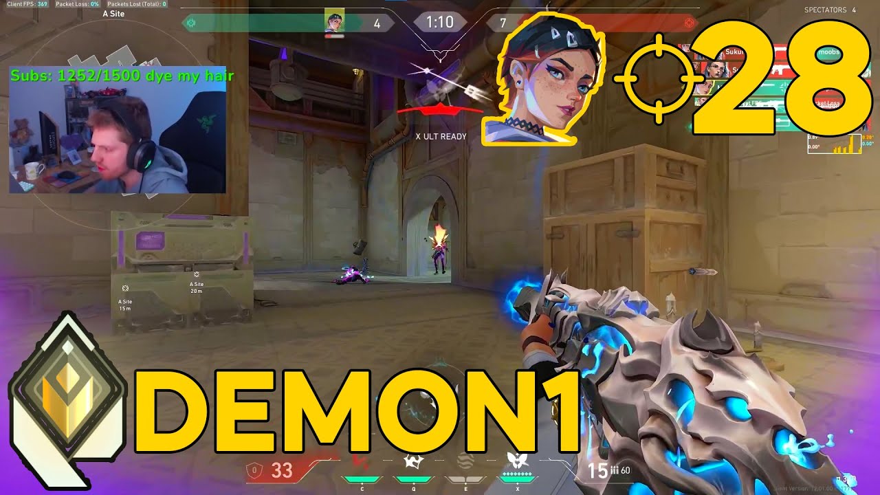 THE BEST AIMER WITH CLOVE!! - C9 Demon1 [NA] #MatchMVP - YouTube