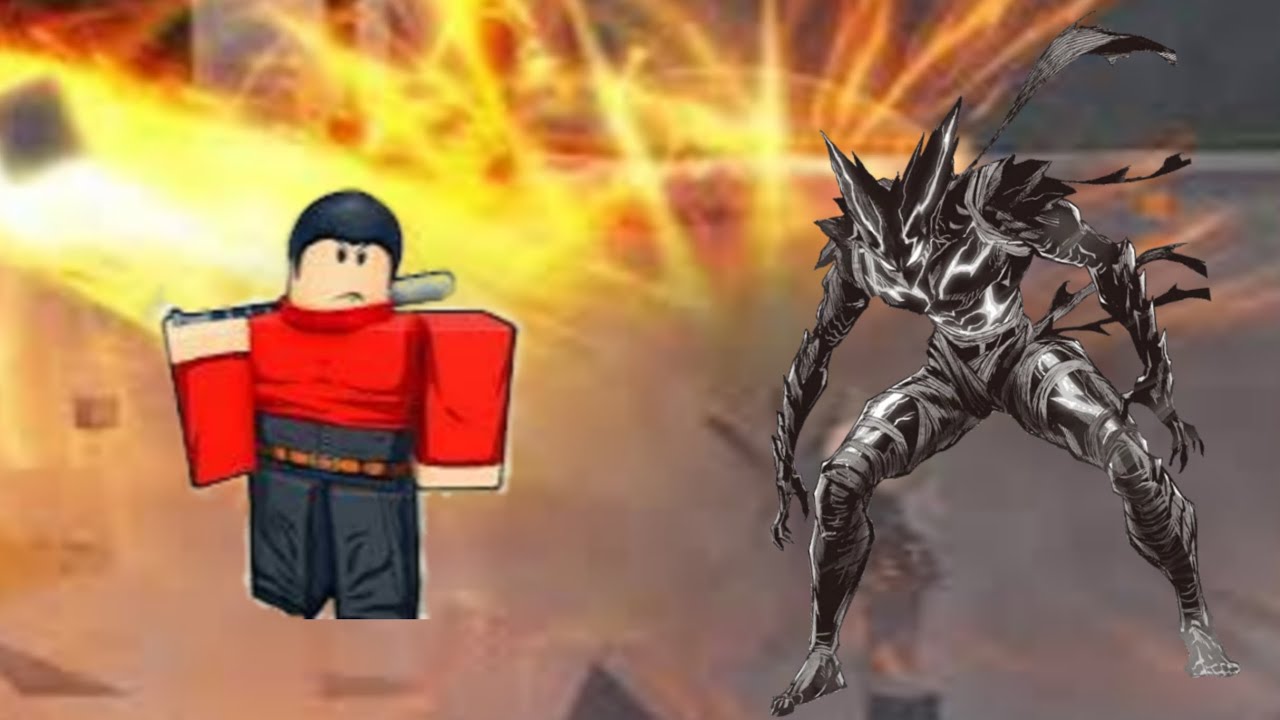 Using garou in THE STRONGEST BATTLEGROUNDS - YouTube