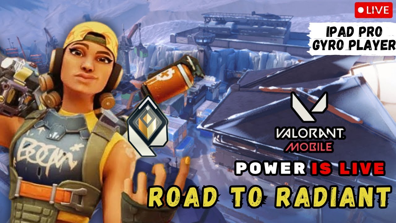 🛑VALORANT MOBILE LIVE! #1 RAZE OF VALO MOBILE RANK PUSH! ROAD TO 1000 ...