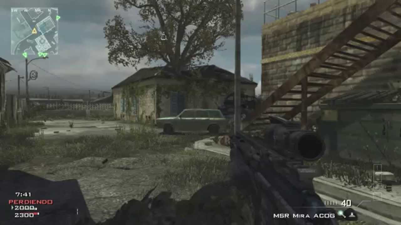 MW3 racha con bouncing betty - YouTube