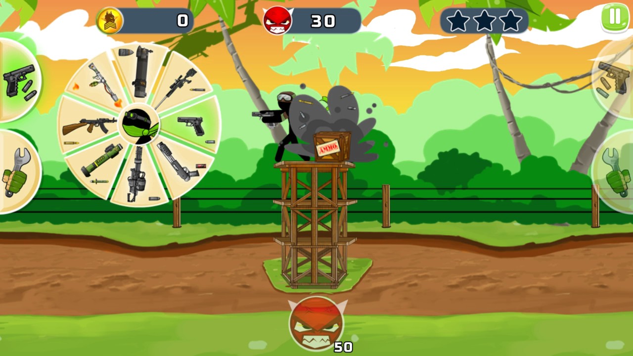 Stickman Army : The Resistance / Android Gameplay HD (Part 4) - YouTube
