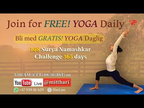Day 125/365 | 30 Jun 26| Free Yoga Class Daily 365 days| 108 Sun Salutation| Yoga Discipline Project