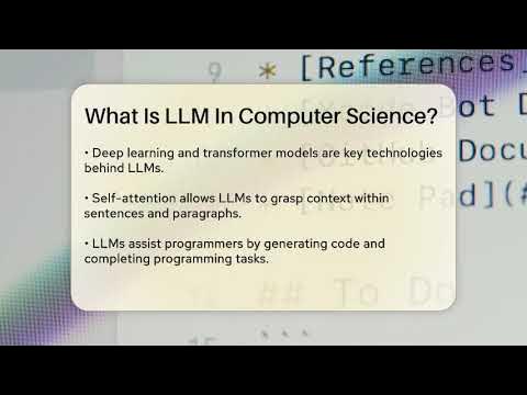What Is LLM In Computer Science? - Next LVL Programming - YouTube