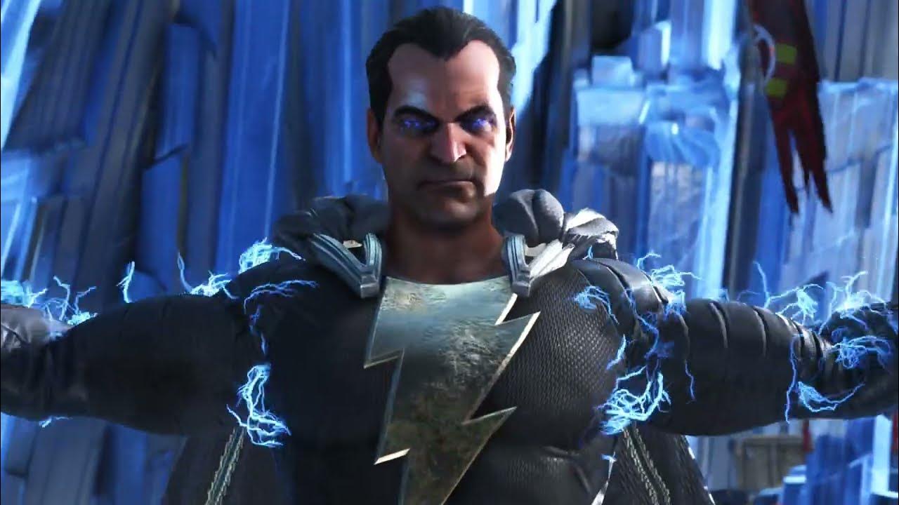 Injustice 2 | batman vs black Adam gameplay ( fight ) - YouTube
