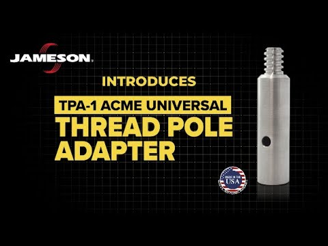 Jameson TPA-1 Acme Universal Thread Pole Adapter Video - YouTube