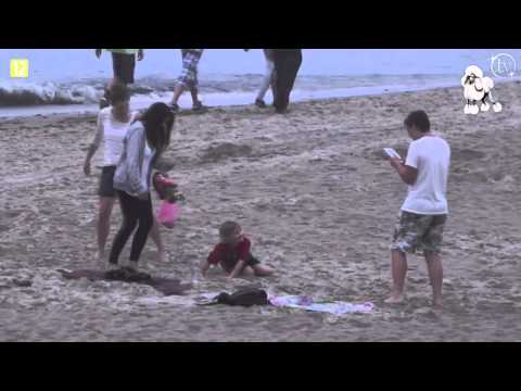 Dereszowska z córką na plaży!