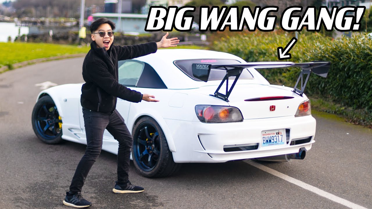 How to install a BIG WING on any car! *Honda S2000* - YouTube