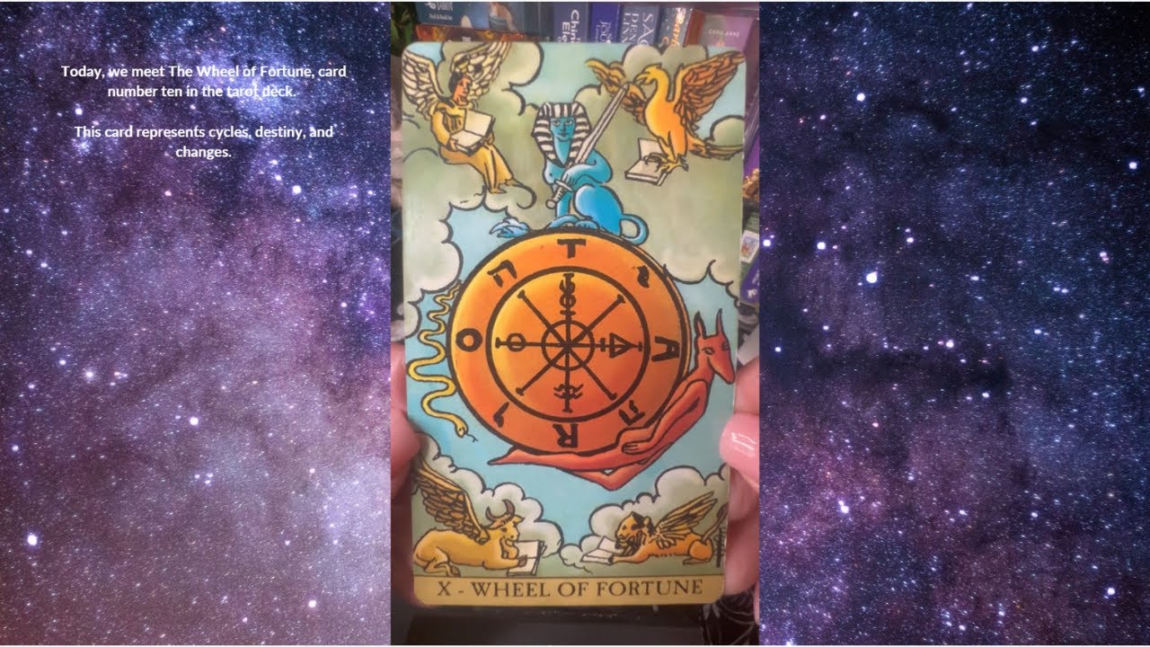 THE WHEEL OF FORTUNE - MAJOR ARCANA 10. Tarot Series - YouTube