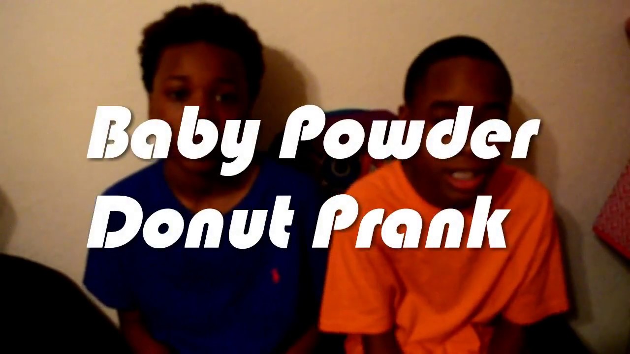 Baby Powder Donut Prank - YouTube