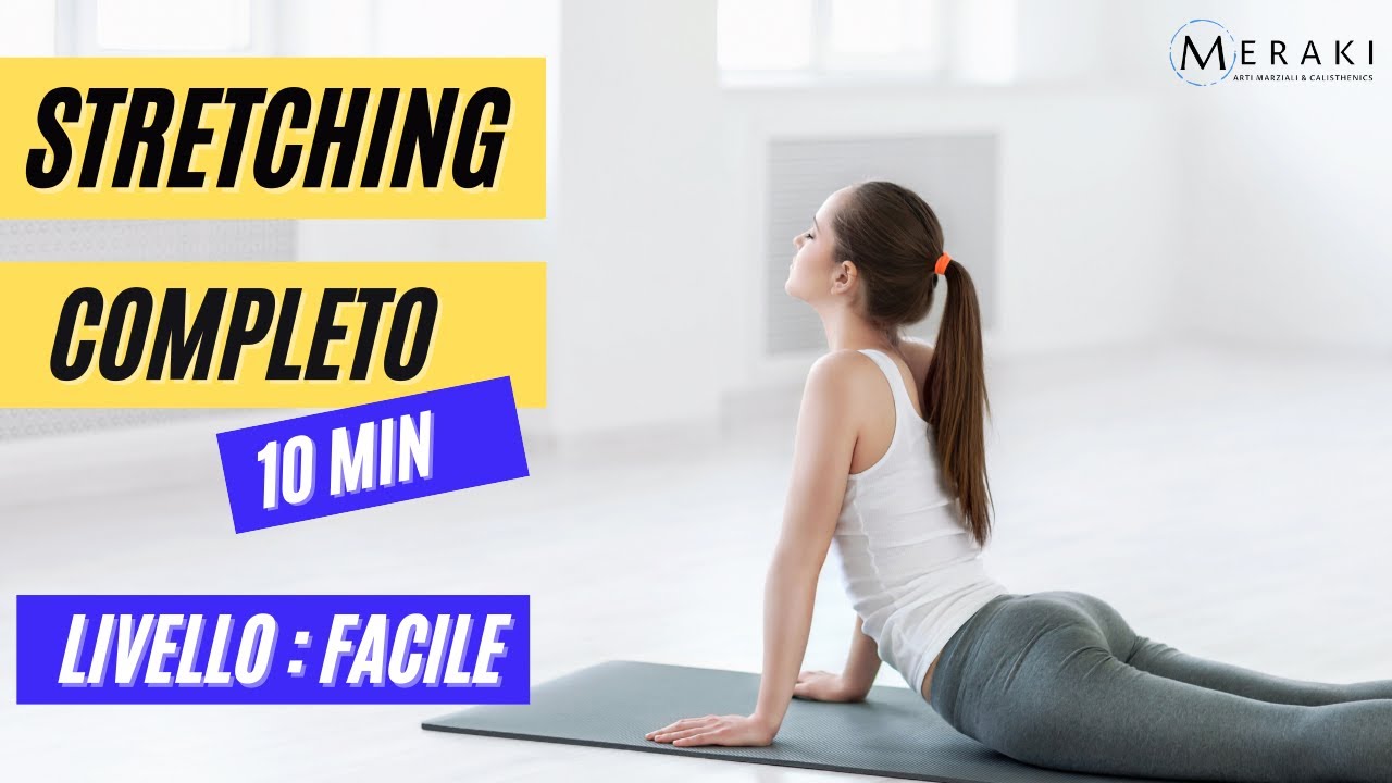 LEZIONE DI STRETCHING A CASA /Spalle Schiena e Gambe - YouTube