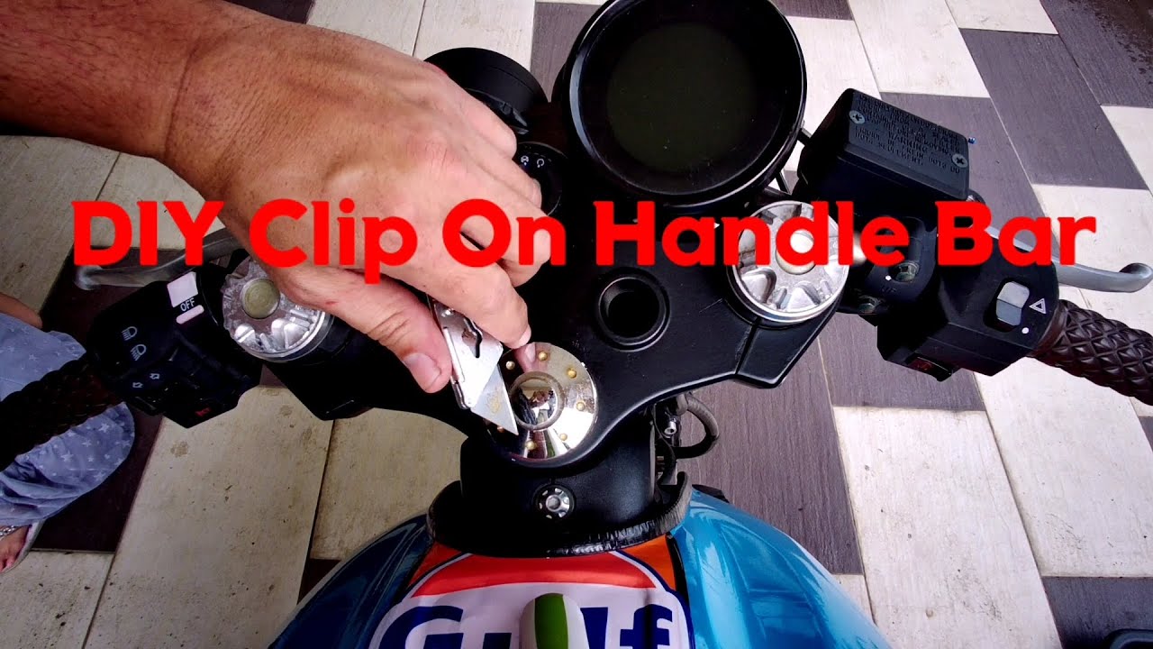 GPX Gentleman 200 - Ep#9 : DIY Clip On Handle Bar installation step by ...