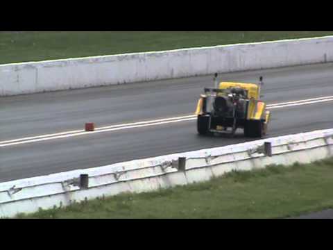 wheelstander dodge pickup - YouTube