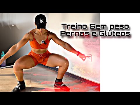 Treino sem peso , Glúteo e pernas 🔥🍑
