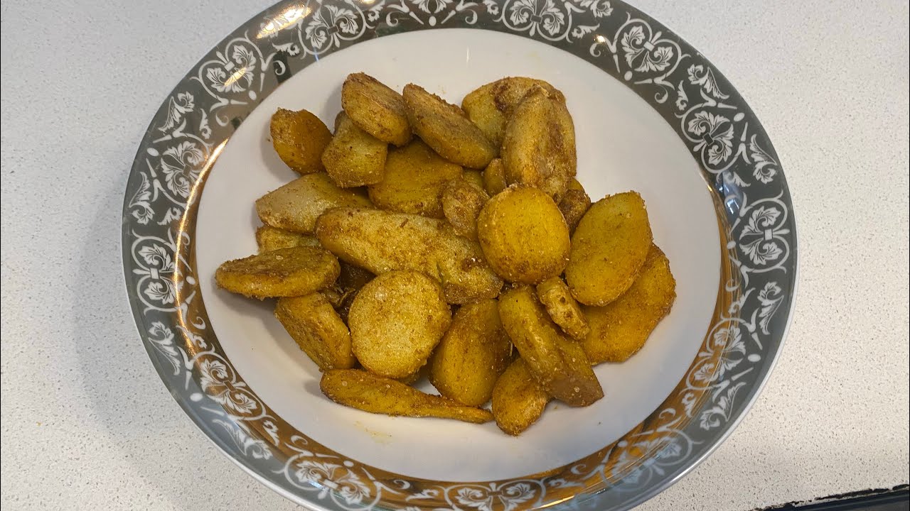 Frozen arwi recipe- frozen taro root- freid arwi- masala arbi- masala ...