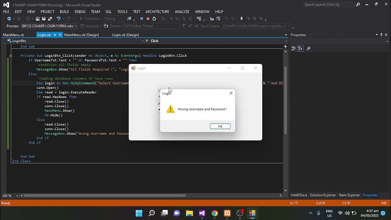 HOW TO CREATE LOGIN FORM VB.NET - YouTube