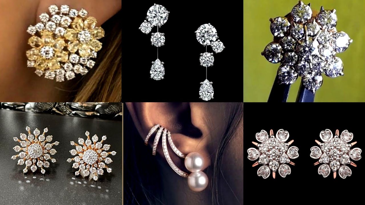 Top 10 latest diamond studs design collection ideas for royal families ...