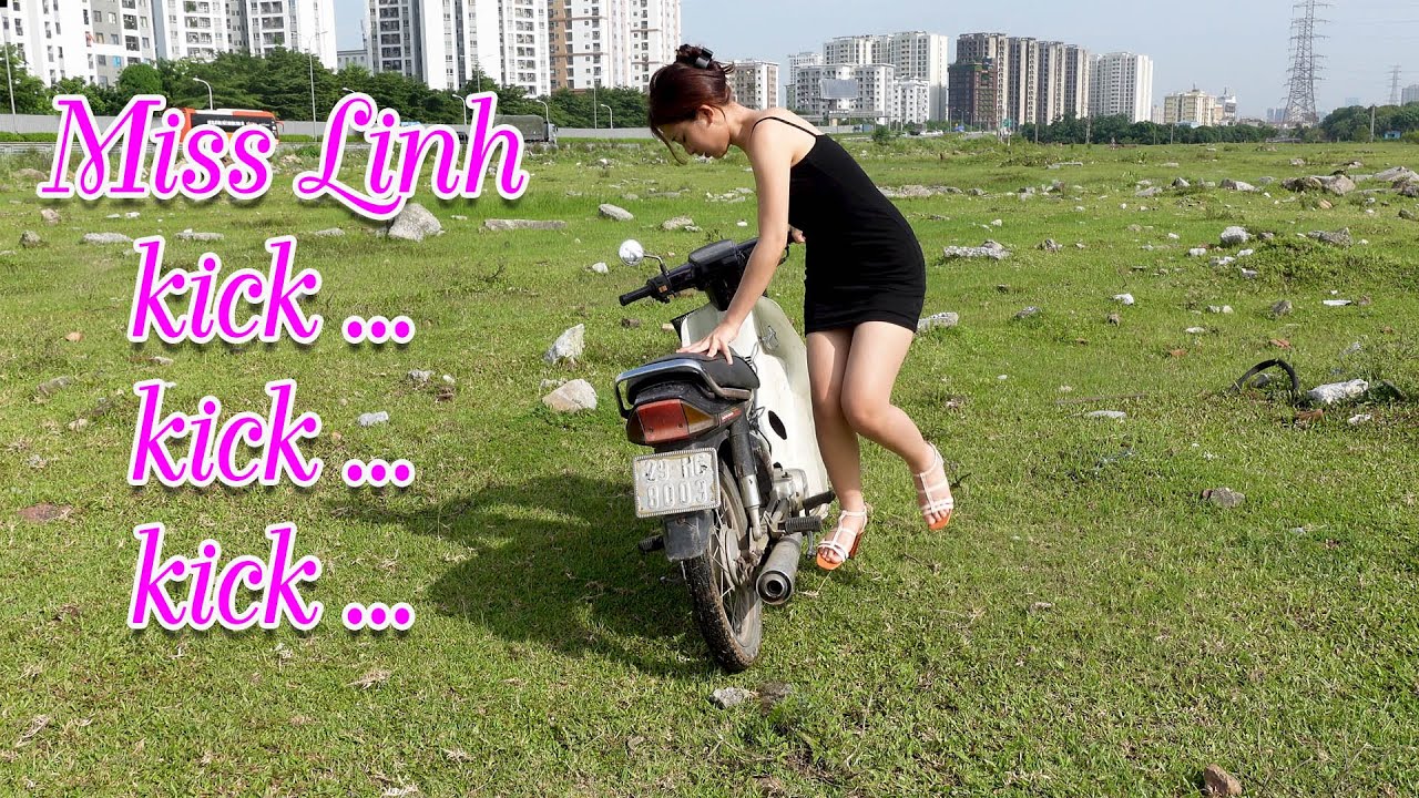 Kick Kick Kick & Ride Dream 100| Motorbike Girl | Revving - YouTube