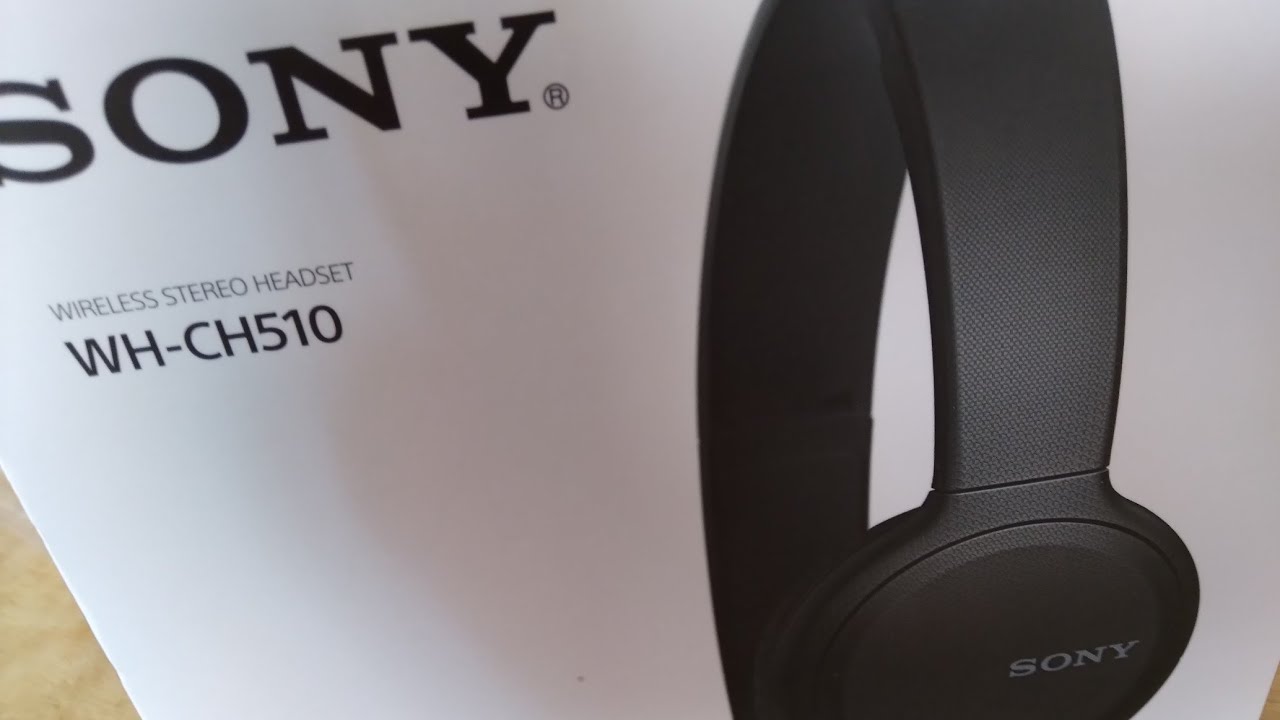 распаковка Bluetooth наушников Sony WH-ch 510 Black Edition. Unboxing ...