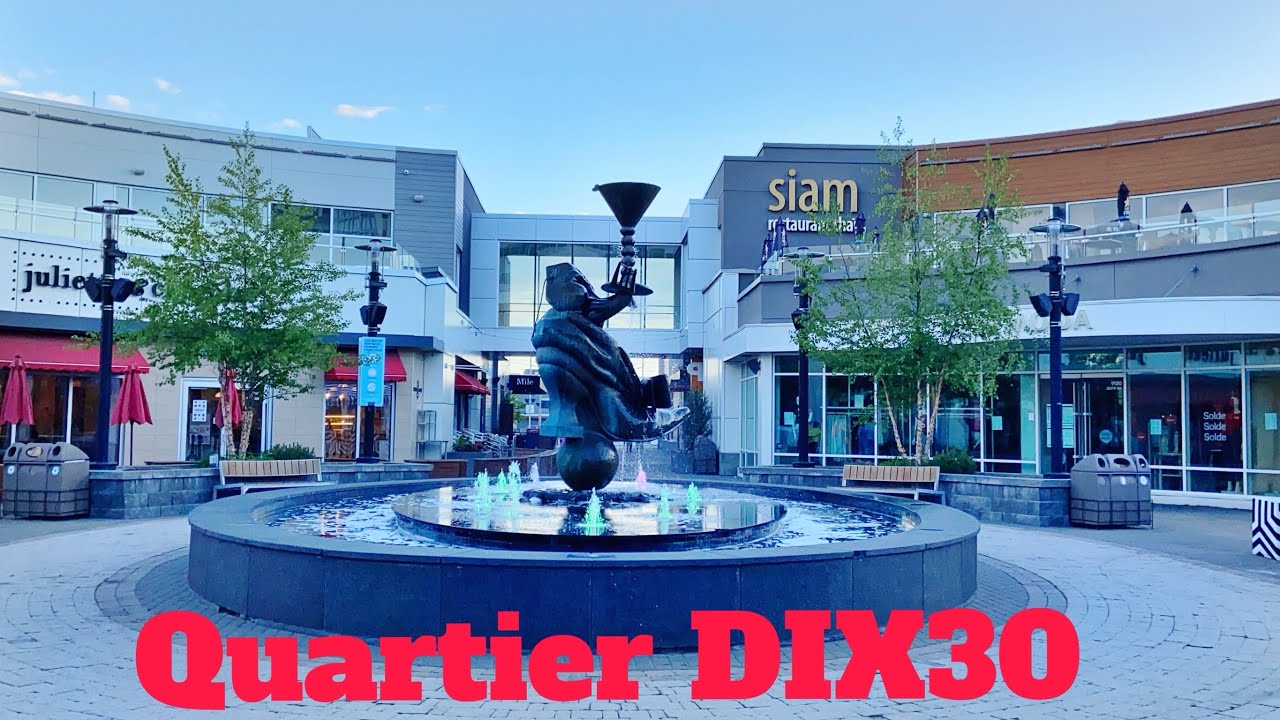Walking around and it’s beautiful day in Quartier DIX30 Boulevard Leduc ...