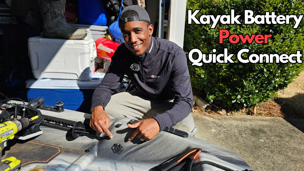 This HACK is Perfect! Kayak Battery Power QUICK CONNECT Pelican Catch ...