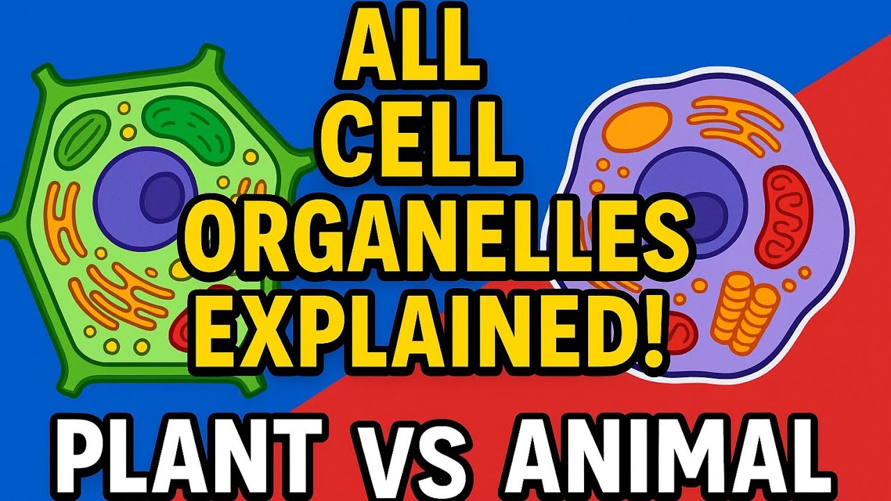 ALL Cell Organelles Explained in 1 Video! 🤯 (Plant & Animal Cells ...