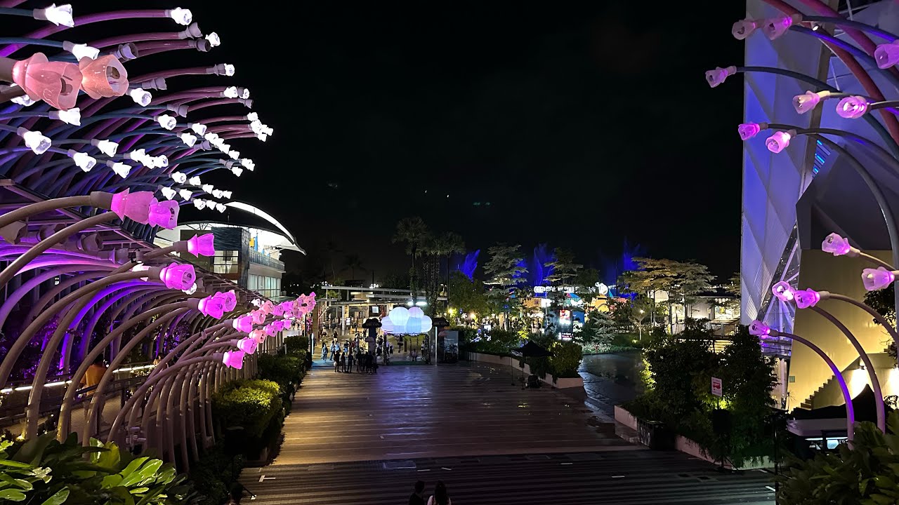 Night View Sentosa Singapore #sentosa #travel - YouTube