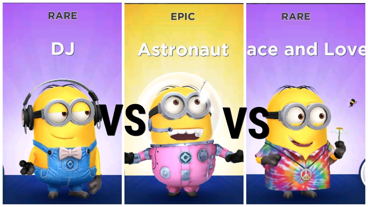 Minion Rush DJ VS Astronaut VS Peace and Love - YouTube