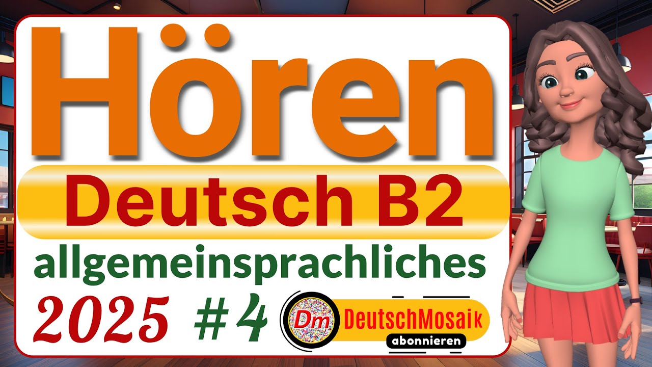 B2 Hören | telc Modelltest | Deutsch allgemein | Übung - YouTube