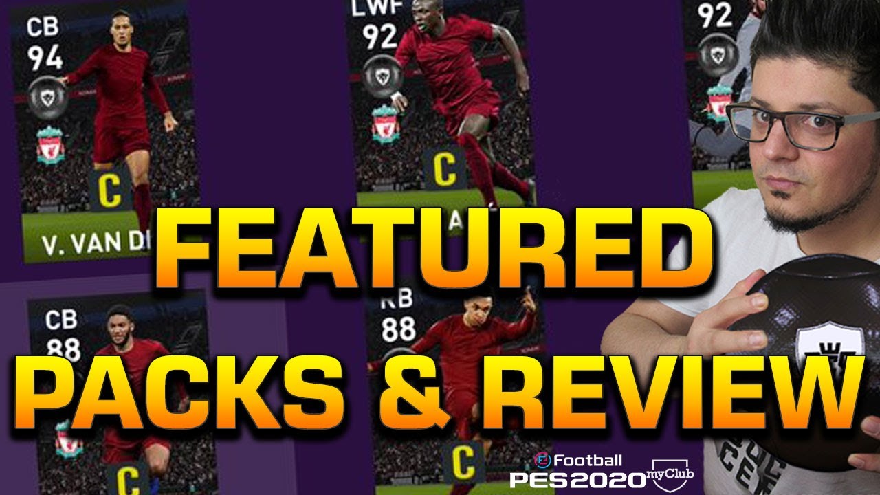 PES 2020 myClub Packs, Featured Players and Review - YouTube
