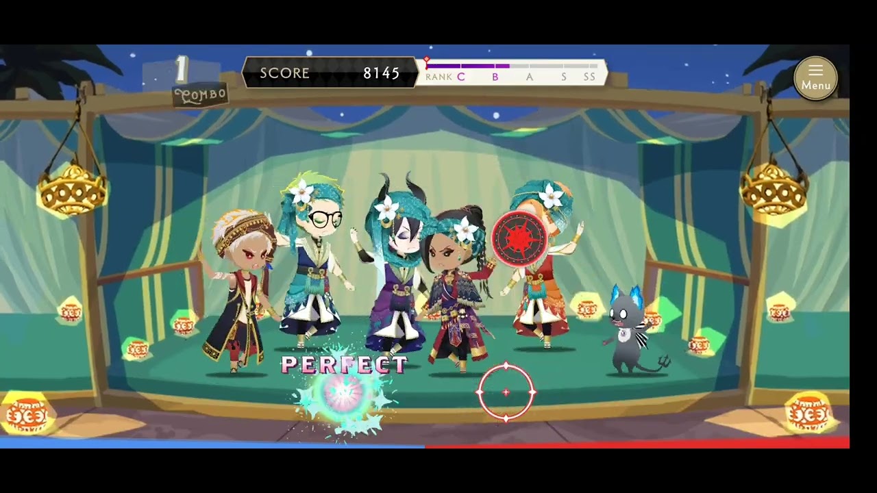 Watching and dancing during the fireworks with the Twisted wonderland ...