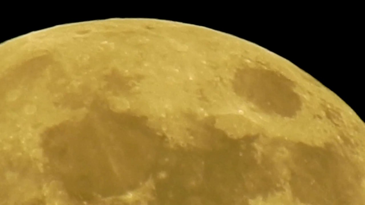 Amazing Full Thunder Moon July 9th 2017 - YouTube