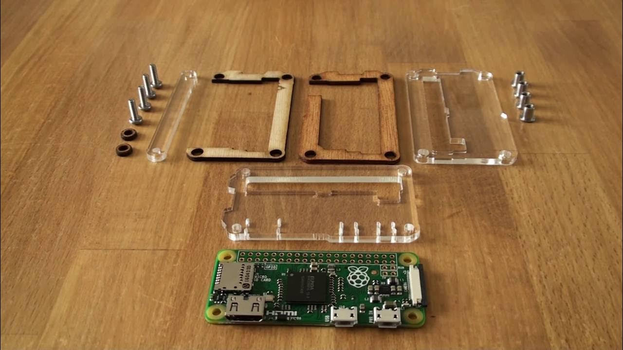 How to assemble the C4Labs Zebra Zero GPIO Case for Raspberry Pi Zero - YouTube