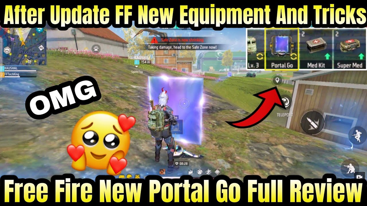 How To Use Portal Go In Free Fire😍 | Free Fire New Portal Go | Free Fire OB42 Update - YouTube