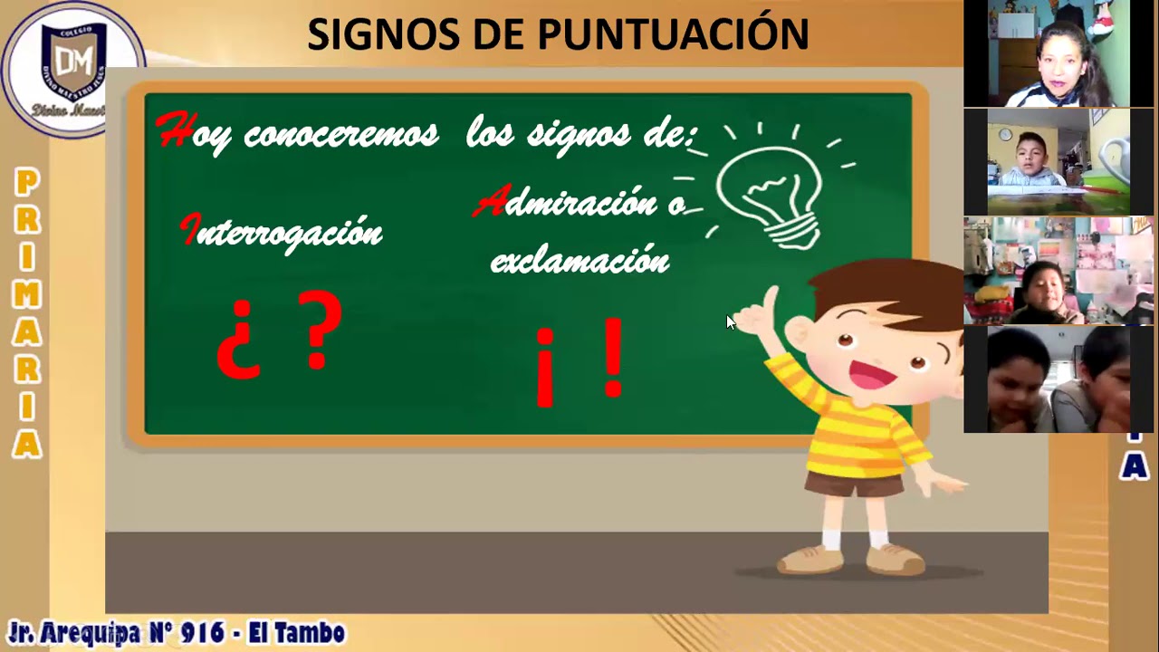 COMUNICACIÓN SIGNOS DE PUNTUACIÓN SIGNOS DE INTE Y EXCLA - YouTube