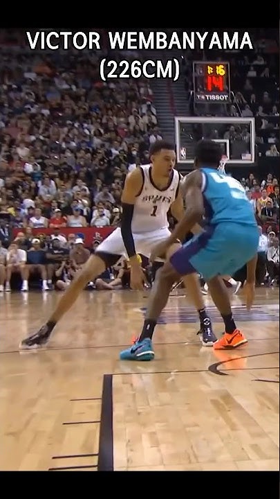 [226cm의 NBA 생태계 교란종!!] #nba #농구 #shorts #빅터웸반야마 - YouTube