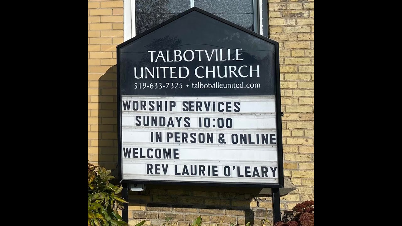 Talbotville United Church Worship Service October 16, 2022 - YouTube